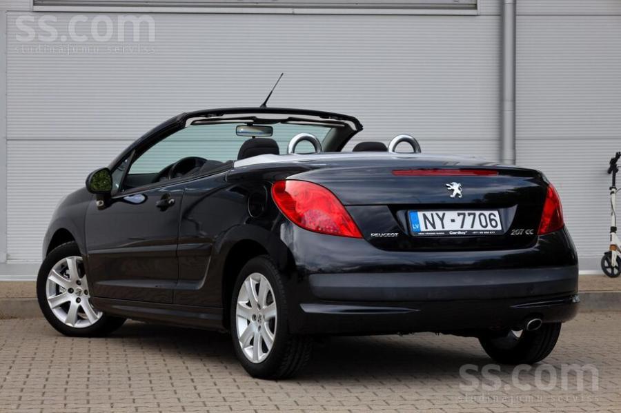 Black Peugeot 207 2009 in Riga, with an engine capacity of 1.60 L and mileage of 0 thousand km for 1100 €, photo 4 on AUTOMOTO.COM.LV