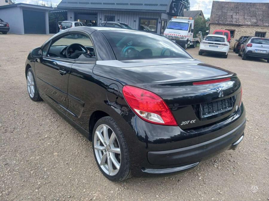 Black Peugeot 207 2010 in Kelme, with an engine capacity of 1.60 L and mileage of 158 thousand km for 3050 €, photo 12 on AUTOMOTO.COM.LV