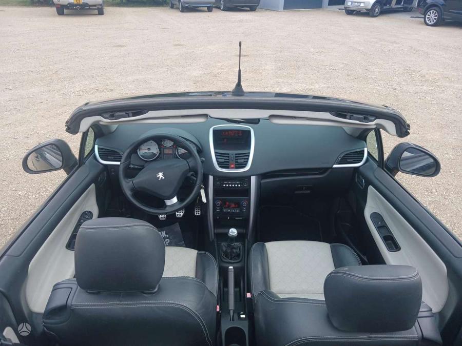 Black Peugeot 207 2010 in Kelme, with an engine capacity of 1.60 L and mileage of 158 thousand km for 3050 €, photo 17 on AUTOMOTO.COM.LV