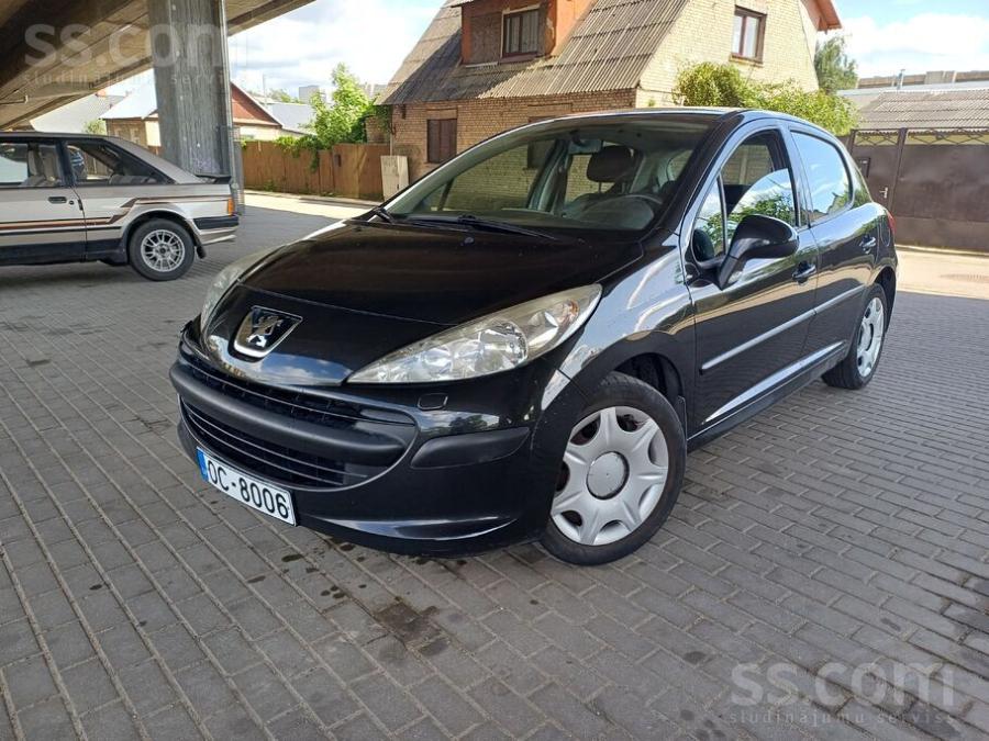 Melns Peugeot 207 2006 Daugavpils, ar dzinēja tilpumu 1.40 L un nobraukumu 175 tūkst. km par 1450 €, foto 1 vietnē AUTOMOTO.COM.LV