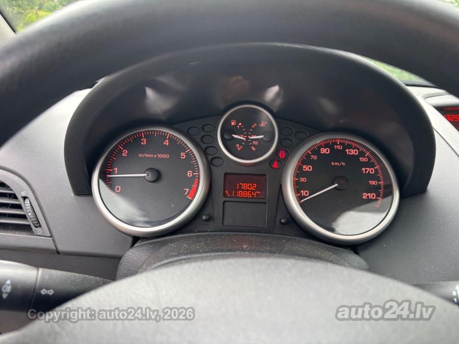 Black Peugeot 207 2007 in Viljandi, with an engine capacity of 1.40 L and mileage of 118 thousand km for 1900 €, photo 11 on AUTOMOTO.COM.LV