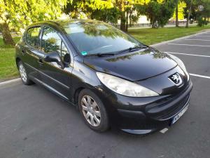 Black Peugeot 207 2007 in Vilnius, with an engine capacity of 1.40 L and mileage of 258 thousand km for 1100 €, photo  on AUTOMOTO.COM.LV