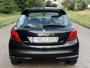 Black Peugeot 207 2009 in Vilnius, with an engine capacity of 1.60 L and mileage of 291 thousand km for 2200 €, photo 6 on AUTOMOTO.COM.LV