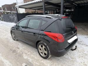 Black Peugeot 207 2007 in Vilnius, with an engine capacity of 1.56 L and mileage of 272 thousand km for 1200 €, photo 4 on AUTOMOTO.COM.LV