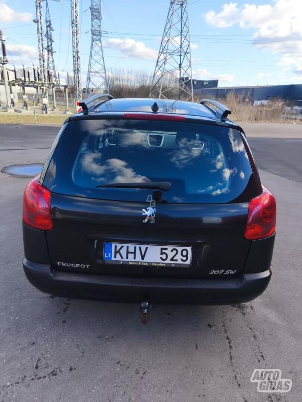 Melns Peugeot 207 2007 Kauņa, ar dzinēja tilpumu 1.60 L un nobraukumu 200 tūkst. km par 750 €, foto 5 vietnē AUTOMOTO.COM.LV
