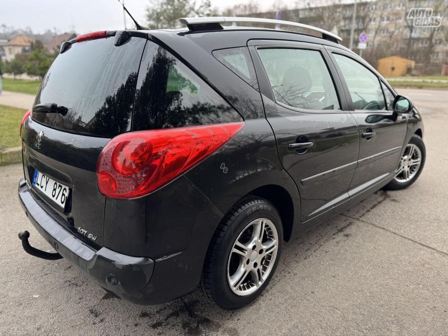 Black Peugeot 207 2008 in Kaunas, with an engine capacity of 1.40 L and mileage of 268 thousand km for 1000 €, photo 8 on AUTOMOTO.COM.LV