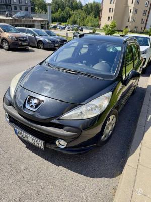 Melns Peugeot 207 2008 Viļņa, ar dzinēja tilpumu 1.60 L un nobraukumu 256 tūkst. km par 850 €, foto  vietnē AUTOMOTO.COM.LV