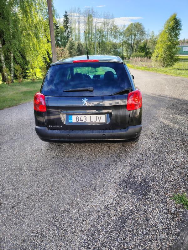 Melns Peugeot 207 2012 Paide, ar dzinēja tilpumu 1.60 L un nobraukumu 280 tūkst. km par 3500 €, foto 4 vietnē AUTOMOTO.COM.LV
