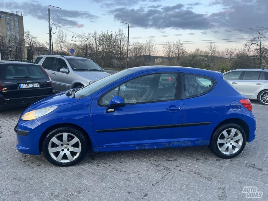 Blue Peugeot 207 2006 in Vilnius, with an engine capacity of 1.40 L and mileage of 210 thousand km for 850 €, photo 6 on AUTOMOTO.COM.LV