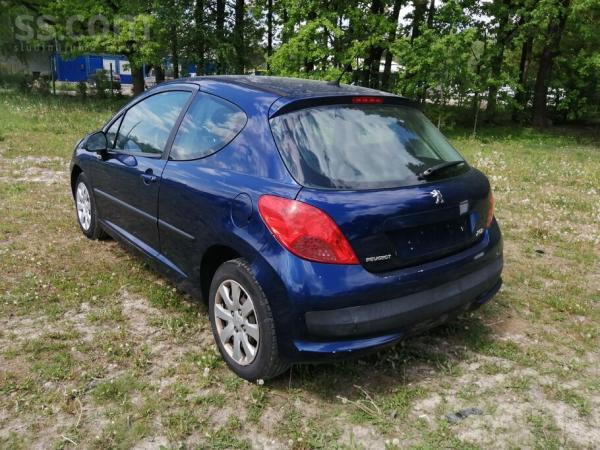 Blue Peugeot 207 2007 in Ogre, with an engine capacity of 1.40 L and mileage of 0 thousand km for 1500 €, photo 3 on AUTOMOTO.COM.LV