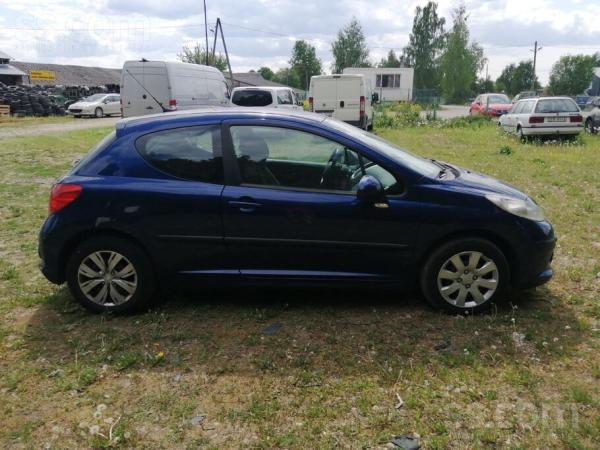 Blue Peugeot 207 2007 in Ogre, with an engine capacity of 1.40 L and mileage of 0 thousand km for 1500 €, photo 5 on AUTOMOTO.COM.LV