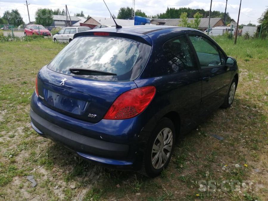 Zils Peugeot 207 2007 Ogre, ar dzinēja tilpumu 1.40 L un nobraukumu 0 tūkst. km par 1000 €, foto 5 vietnē AUTOMOTO.COM.LV