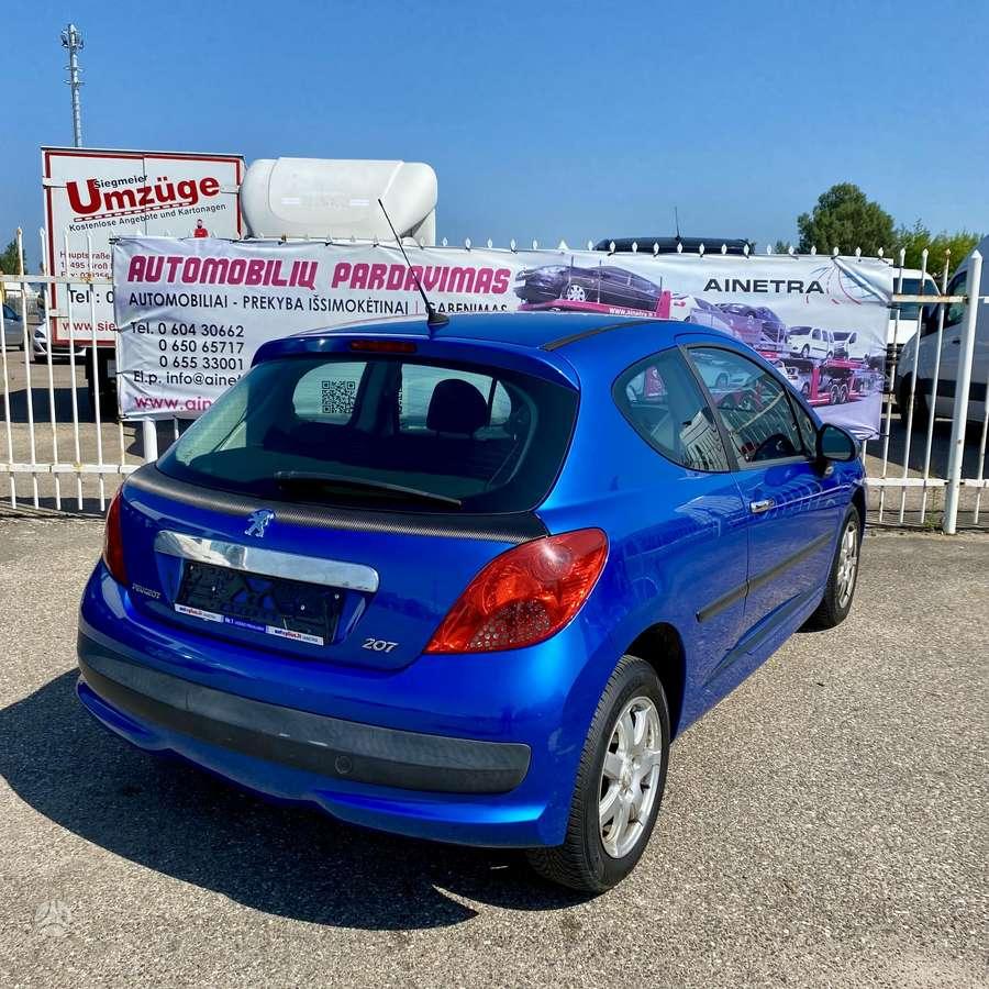Blue Peugeot 207 2007 in Marijampole, with an engine capacity of 1.36 L and mileage of 159 thousand km for 2299 €, photo 3 on AUTOMOTO.COM.LV