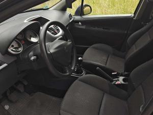 Blue Peugeot 207 2009 in Vilnius, with an engine capacity of 1.40 L and mileage of 168 thousand km for 1750 €, photo 6 on AUTOMOTO.COM.LV