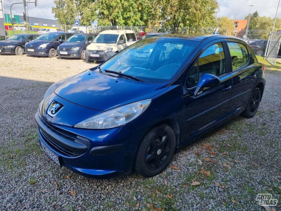 Blue Peugeot 207 2009 in Kaunas, with an engine capacity of 1.40 L and mileage of 270 thousand km for 1100 €, photo 5 on AUTOMOTO.COM.LV