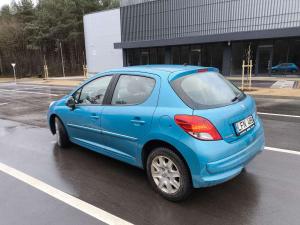 Blue Peugeot 207 2011 in Utena, with an engine capacity of 1.40 L and mileage of 166 thousand km for 1500 €, photo 4 on AUTOMOTO.COM.LV