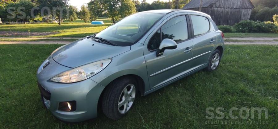 Blue Peugeot 207 2011 in Jekabpils, with an engine capacity of 1.40 L and mileage of 98 thousand km for 1550 €, photo 1 on AUTOMOTO.COM.LV