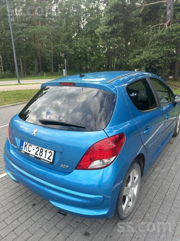 Zils Peugeot 207 2012 Rīga, ar dzinēja tilpumu 1.60 L un nobraukumu 157 tūkst. km par 2900 €, foto 4 vietnē AUTOMOTO.COM.LV