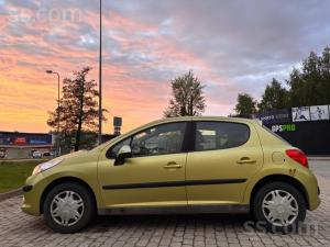 Green Peugeot 207 2006 in Riga, with an engine capacity of 1.40 L and mileage of 148 thousand km for 1100 €, photo 7 on AUTOMOTO.COM.LV