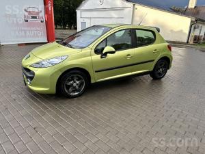 Green Peugeot 207 2006 in Ludza, with an engine capacity of 1.60 L and mileage of 279 thousand km for 890 €, photo 5 on AUTOMOTO.COM.LV