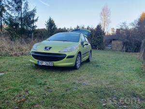Zaļš Peugeot 207 2007 Rīga, ar dzinēja tilpumu 1.40 L un nobraukumu 107 tūkst. km par 1500 €, foto  vietnē AUTOMOTO.COM.LV