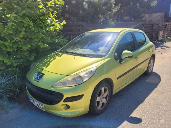 Green Peugeot 207 2007 in Kaunas, with an engine capacity of 1.36 L and mileage of 198 thousand km for 1500 €, photo 4 on AUTOMOTO.COM.LV