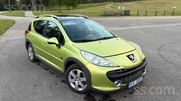 Green Peugeot 207 2008 in Valmiera, with an engine capacity of 1.60 L and mileage of 272 thousand km for 4000 €, photo 1 on AUTOMOTO.COM.LV