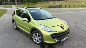 Green Peugeot 207 2008 in Valmiera, with an engine capacity of 1.60 L and mileage of 272 thousand km for 4000 €, photo  on AUTOMOTO.COM.LV