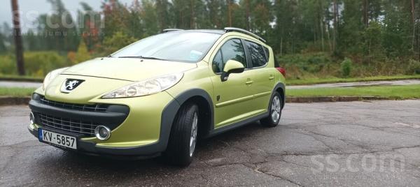 Peugeot 207 2008 Valmiera vietnē Zaļš Peugeot 207 2008 Valmiera, ar dzinēja tilpumu 1.60 L un nobraukumu 272 tūkst. km par 3800 €, foto 1 vietnē AUTOMOTO.COM.LV