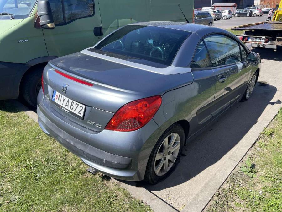 Серый Пежо 207 2007 в Каунас, объемом двигателя 1.60 л и пробегом 265 тыс. км за 1650 €, фото 6 на AUTOMOTO.COM.LV