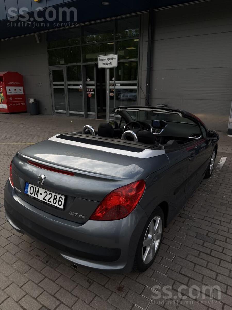 Grey Peugeot 207 2008 in Riga, with an engine capacity of 1.60 L and mileage of 177 thousand km for 2289 €, photo 11 on AUTOMOTO.COM.LV