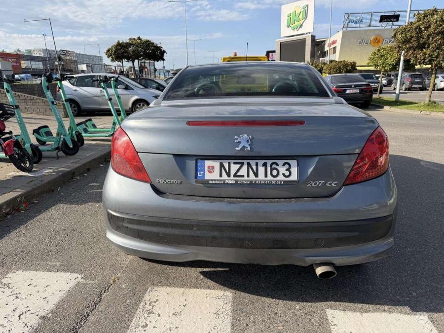 Grey Peugeot 207 2008 in Vilnius, with an engine capacity of 1.60 L and mileage of 168 thousand km for 850 €, photo 9 on AUTOMOTO.COM.LV
