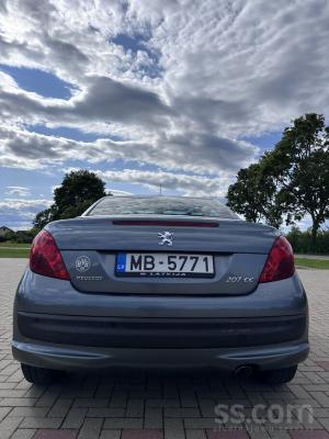 Grey Peugeot 207 2009 in Cesis, with an engine capacity of 1.60 L and mileage of 189 thousand km for 2600 €, photo 9 on AUTOMOTO.COM.LV