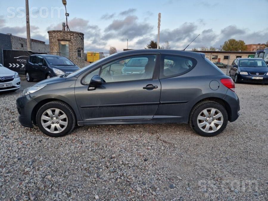 Grey Peugeot 207 2010 in Liepaja, with an engine capacity of 1.60 L and mileage of 0 thousand km for 1999 €, photo 8 on AUTOMOTO.COM.LV