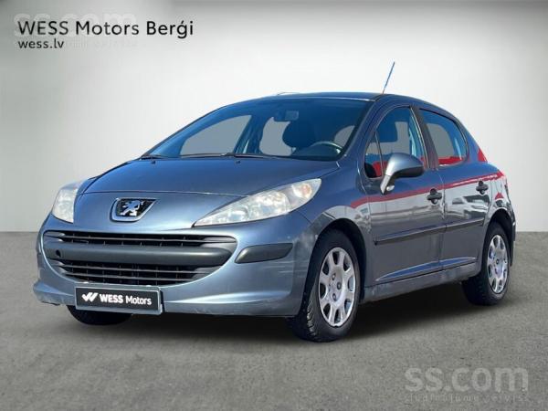 Grey Peugeot 207 2007 in Riga, with an engine capacity of 1.40 L and mileage of 482 thousand km for 500 €, photo 1 on AUTOMOTO.COM.LV