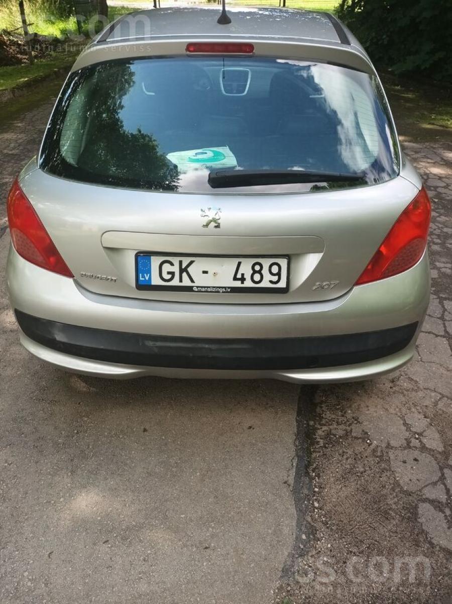 Grey Peugeot 207 2007 in Preili, with an engine capacity of 1.60 L and mileage of 0 thousand km for 850 €, photo 6 on AUTOMOTO.COM.LV