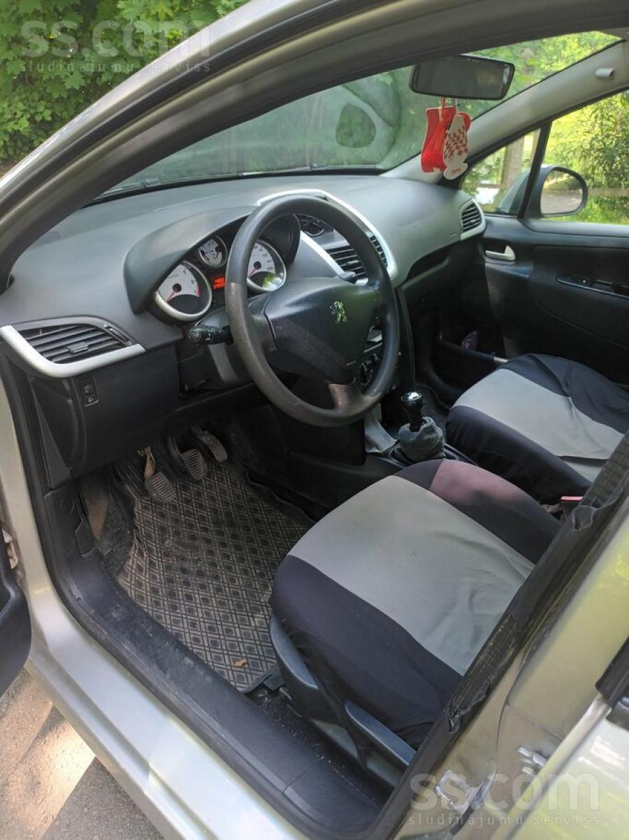 Grey Peugeot 207 2007 in Preili, with an engine capacity of 1.60 L and mileage of 0 thousand km for 850 €, photo 8 on AUTOMOTO.COM.LV