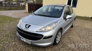 Grey Peugeot 207 2007 in Rezekne, with an engine capacity of 1.40 L and mileage of 218 thousand km for 1150 €, photo  on AUTOMOTO.COM.LV