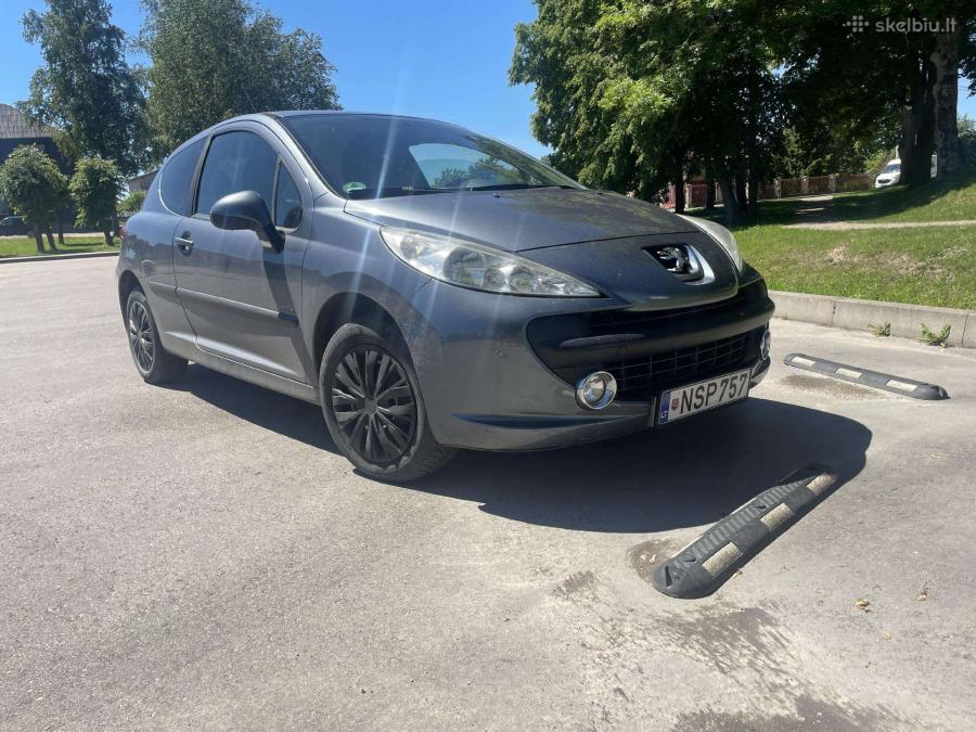 Grey Peugeot 207 2008 in Kelme, with an engine capacity of 1.40 L and mileage of 142 thousand km for 1200 €, photo 13 on AUTOMOTO.COM.LV
