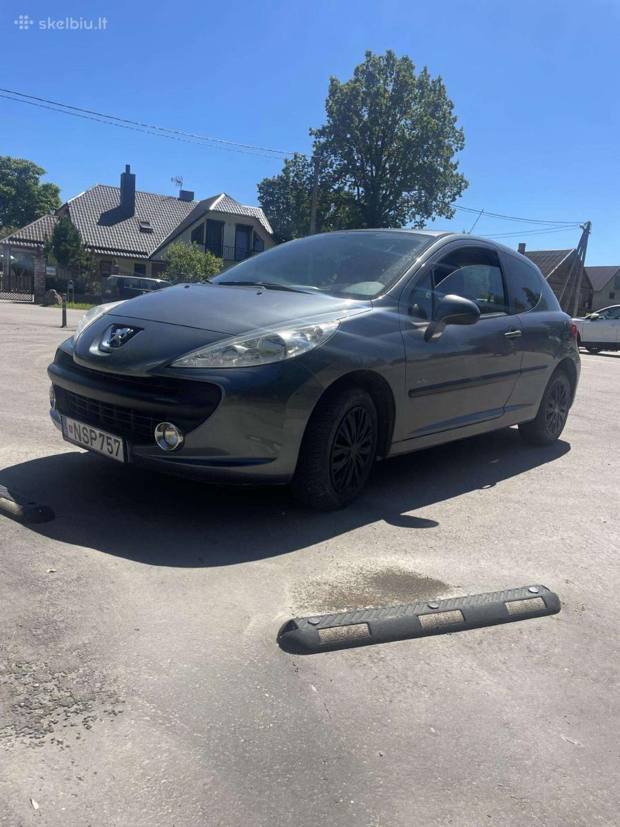 Grey Peugeot 207 2008 in Kelme, with an engine capacity of 1.40 L and mileage of 142 thousand km for 1200 €, photo 14 on AUTOMOTO.COM.LV