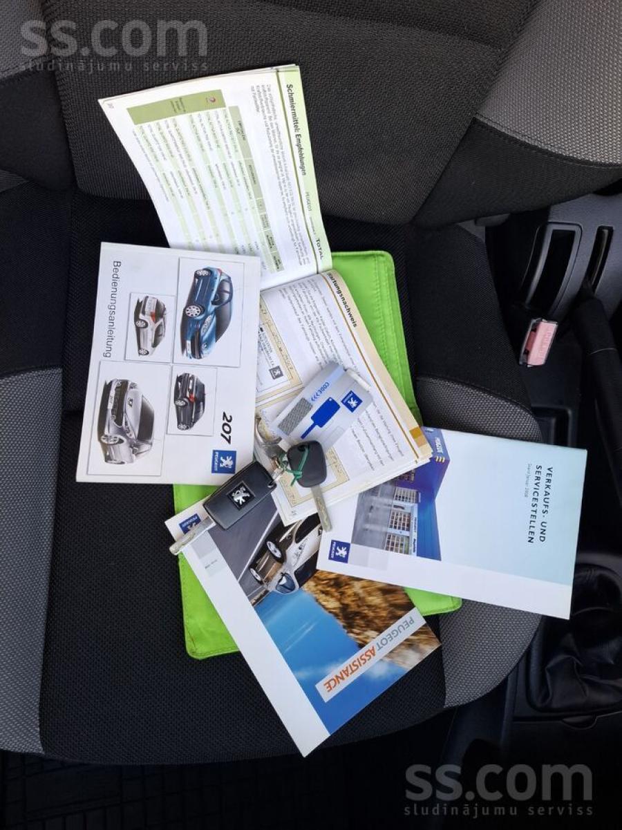 Pelēks Peugeot 207 2008 Rīga, ar dzinēja tilpumu 1.40 L un nobraukumu 189 tūkst. km par 2200 €, foto 21 vietnē AUTOMOTO.COM.LV