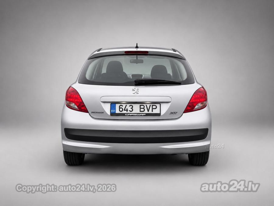 Pelēks Peugeot 207 2011 Tallina, ar dzinēja tilpumu 1.60 L un nobraukumu 220 tūkst. km par 2890 €, foto 8 vietnē AUTOMOTO.COM.LV