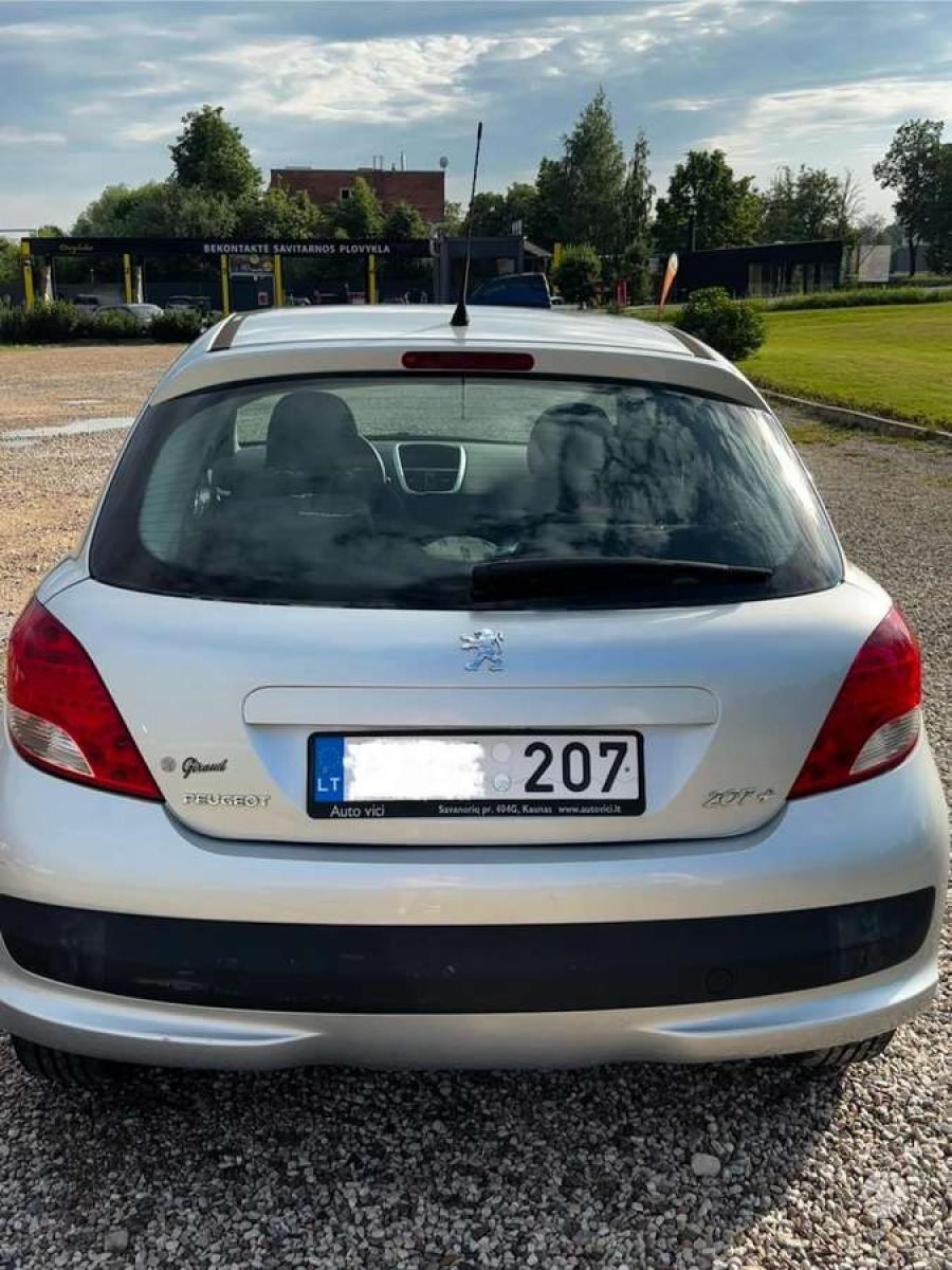 Pelēks Peugeot 207 2012 Kauņa, ar dzinēja tilpumu 0.00 L un nobraukumu 128 tūkst. km par 2500 €, foto 8 vietnē AUTOMOTO.COM.LV