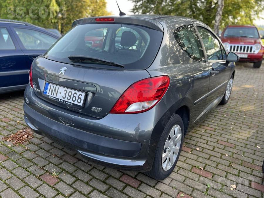 Pelēks Peugeot 207 2010 Talsi, ar dzinēja tilpumu 1.40 L un nobraukumu 0 tūkst. km par 3000 €, foto 4 vietnē AUTOMOTO.COM.LV