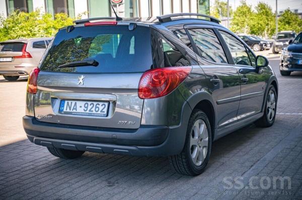 Grey Peugeot 207 2008 in Riga, with an engine capacity of 1.60 L and mileage of 0 thousand km for 2290 €, photo 4 on AUTOMOTO.COM.LV