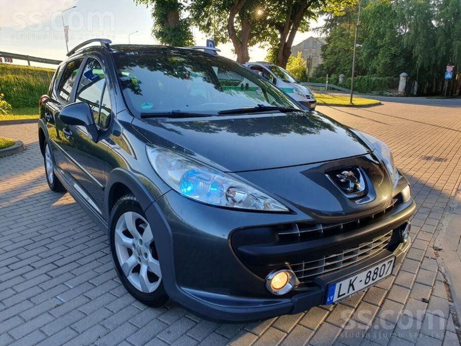 Grey Peugeot 207 2008 in Daugavpils, with an engine capacity of 1.60 L and mileage of 0 thousand km for 1950 €, photo 3 on AUTOMOTO.COM.LV