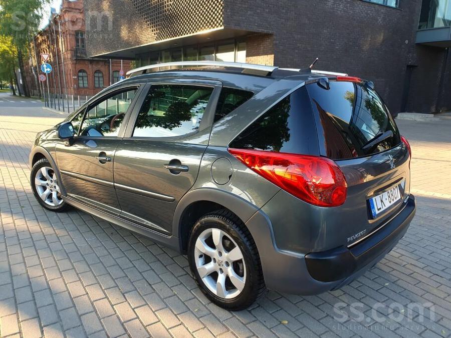 Grey Peugeot 207 2008 in Daugavpils, with an engine capacity of 1.60 L and mileage of 0 thousand km for 1950 €, photo 5 on AUTOMOTO.COM.LV