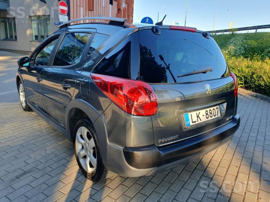 Grey Peugeot 207 2008 in Daugavpils, with an engine capacity of 1.60 L and mileage of 0 thousand km for 1950 €, photo 14 on AUTOMOTO.COM.LV