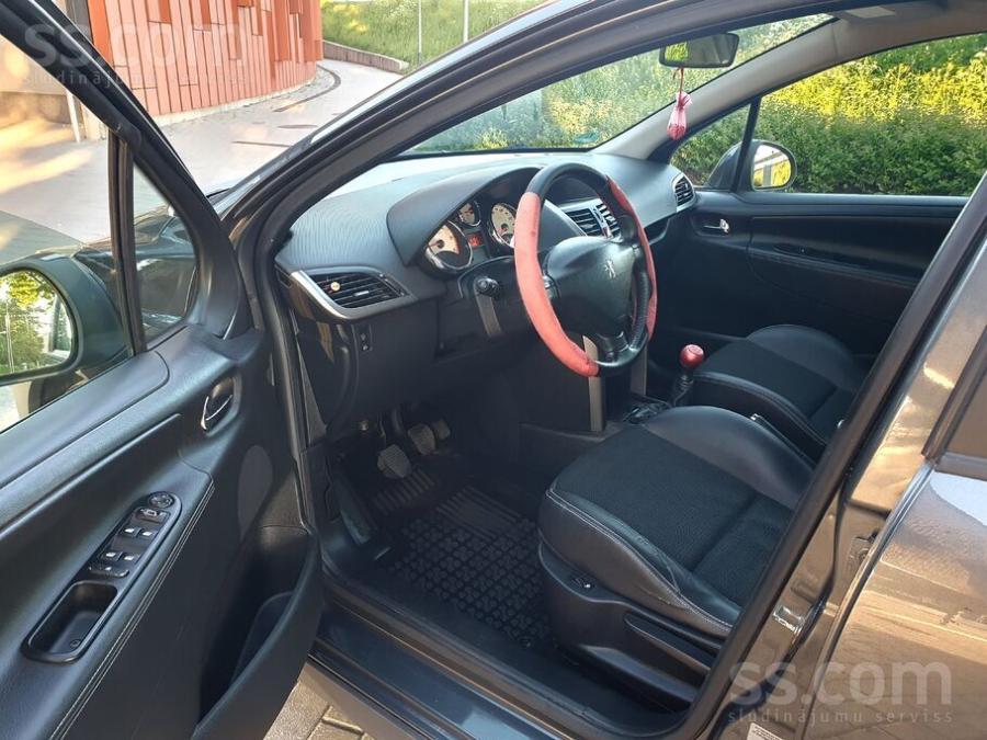 Grey Peugeot 207 2008 in Daugavpils, with an engine capacity of 1.60 L and mileage of 0 thousand km for 1950 €, photo 22 on AUTOMOTO.COM.LV