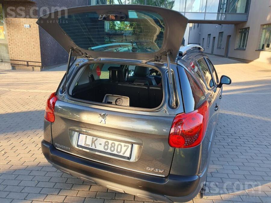 Grey Peugeot 207 2008 in Daugavpils, with an engine capacity of 1.60 L and mileage of 0 thousand km for 1950 €, photo 34 on AUTOMOTO.COM.LV